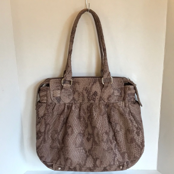 Prune | Bags | Prune Leather Snake Skin Shoulder Bag | Poshmark